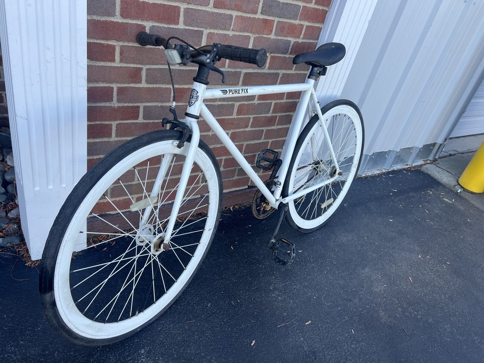 PURE FIX ORIGINAL SERIES SINGLE SPEED BIKE White 54 cm Fixed Single ...