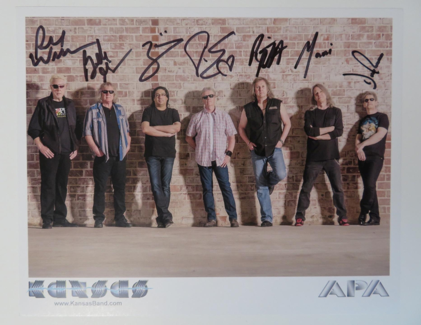 KANSAS (Group Band) Signed Autograph Auto 8x10 Photo by All 7 JSA | eBay