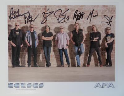 KANSAS (Group Band) Signed Autograph Auto 8x10 Photo by All 7 JSA | eBay