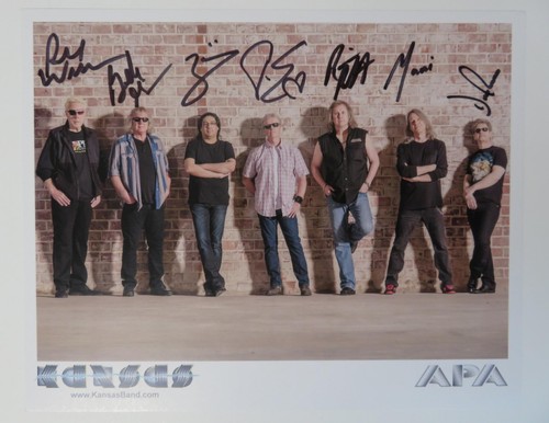 KANSAS (Group Band) Signed Autograph Auto 8x10 Photo by All 7 JSA | eBay