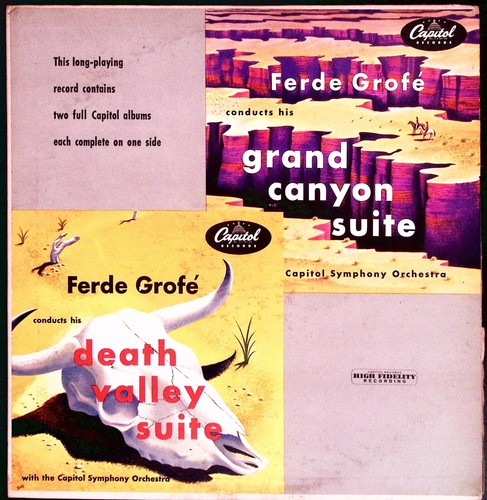 FERDE GROFE' GRAND CANYON SUITE DEATH VALLEY SUITE CAPITOL EXC VINYL LP ...