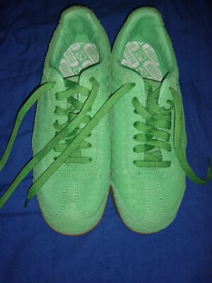 Puma Roma Green Suede Women's Shoe Size EUR38;U.S.7.5 | eBay
