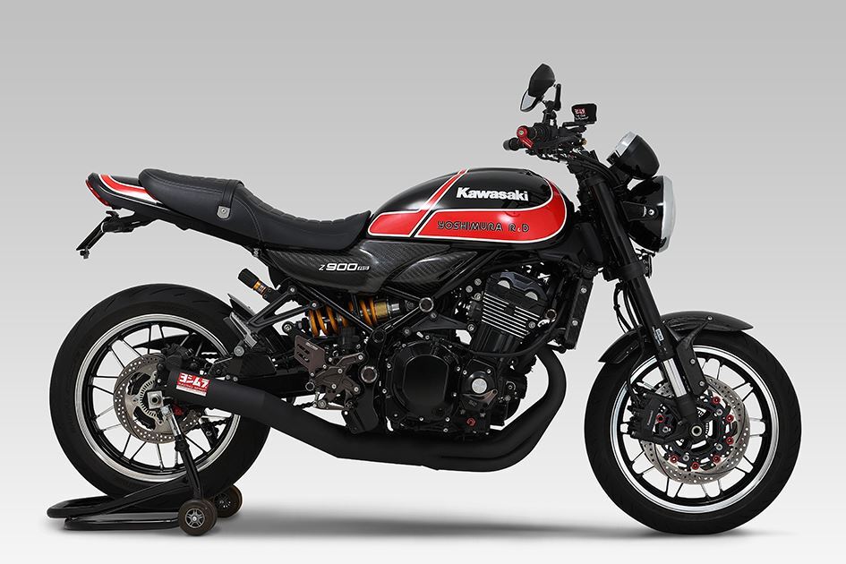 Yoshimura Exhaust Matt Black Cyclone Full-System Race Kawasaki Z900 RS ...