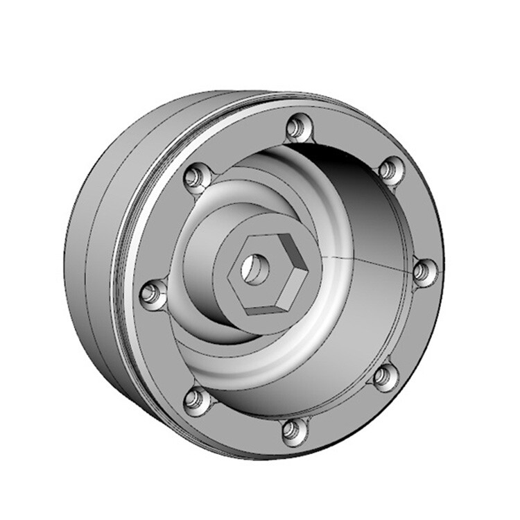 GRC 1.9"Metal Beadlock Wheels Hub G06 for 1:10TRX4 GEN 8 Gen8 MST RC ...