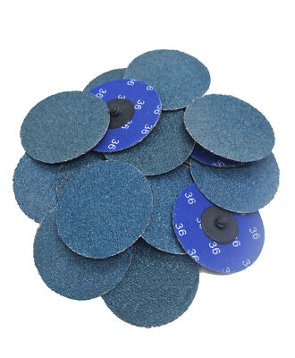 25 PCS 3 inch 36 Grit Zirconia Quick Change Die Grinder Sanding Discs ...