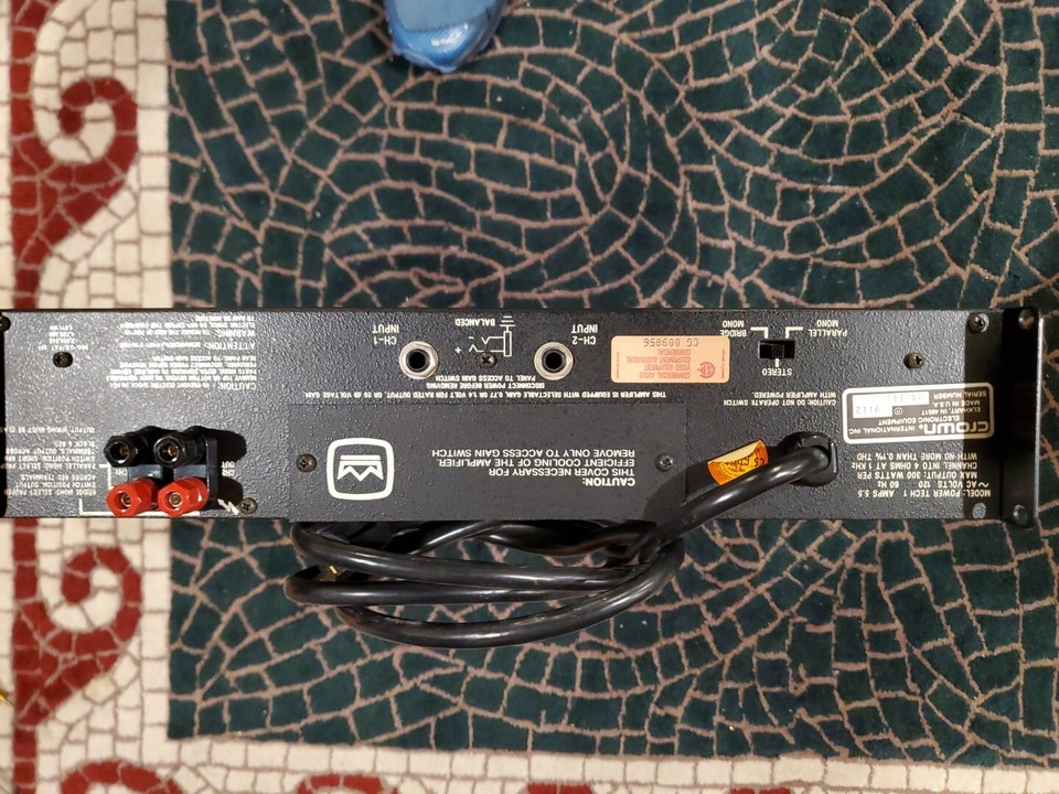 Crown Power Tech 1 Power Amplifier | eBay