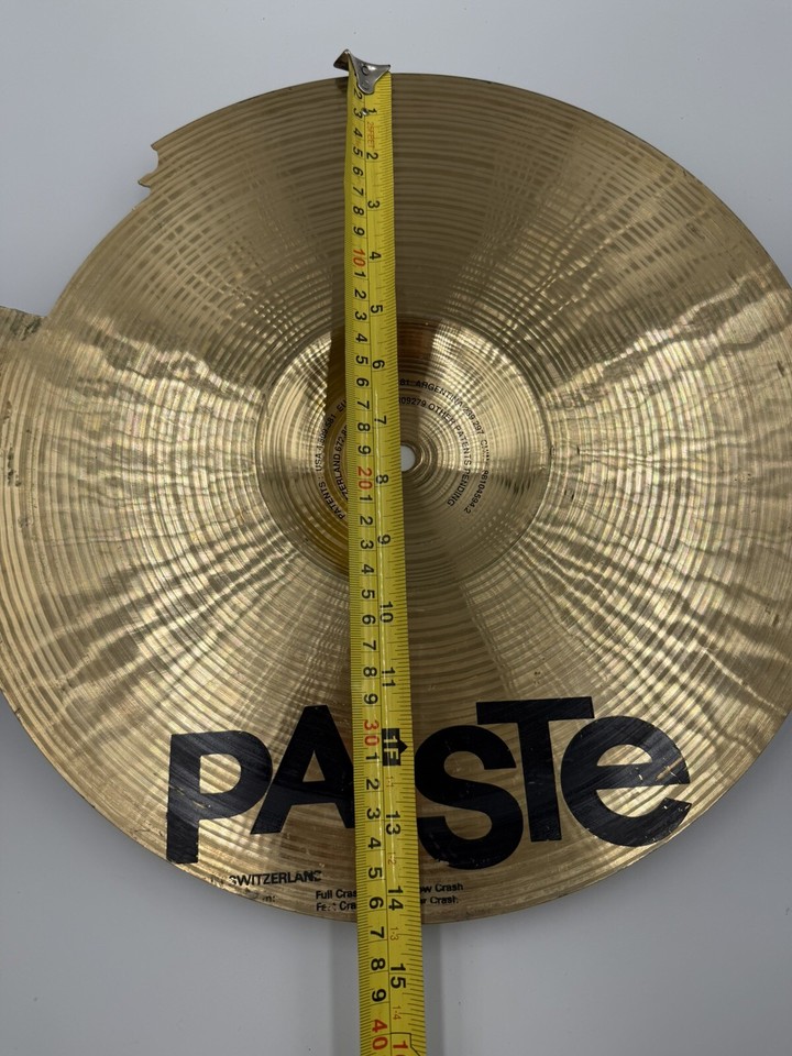 No. 434444 Early 1990s Paiste Signature Full Crash Cymbal 18” with ...