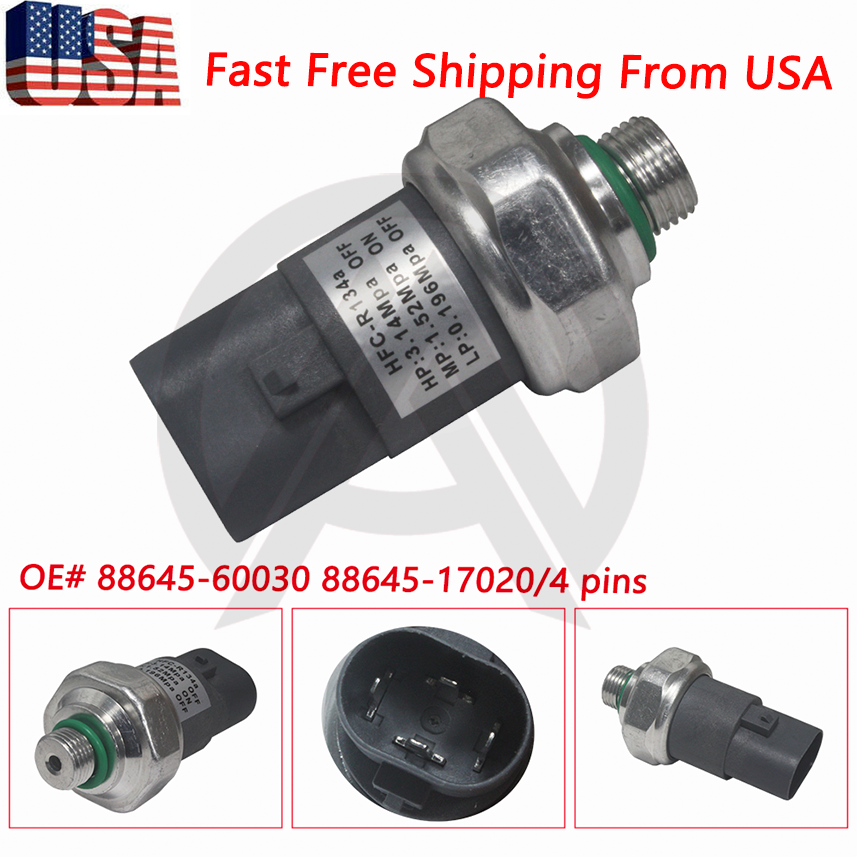 New High Low A/C Trinary Pressure Switch for Cooling Fan OEM ...