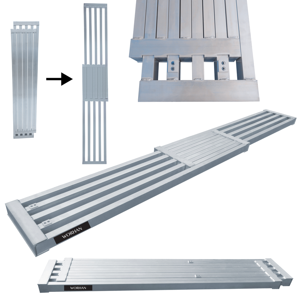 WORHAN® Extendable Telescopic HEAVY DUTY Aluminum Work Plank Platform ...