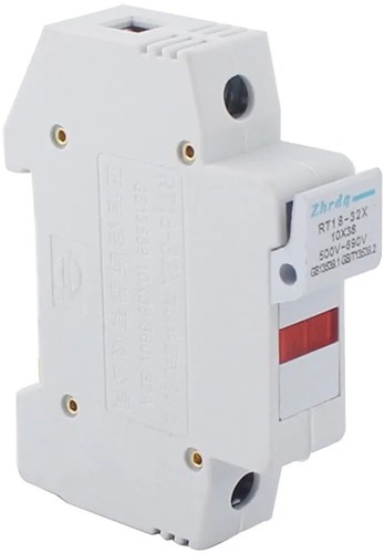 RT18-32X AC 500V-690V 32A 1 Pole 10x38mm DIN Rail Mount Fuse Holder ...