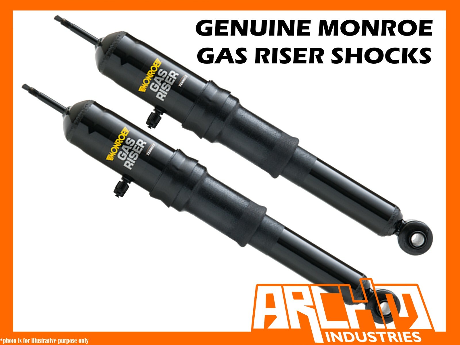 MONROE REAR AIR SHOCK ABSORBERS FOR HOLDEN HQ HJ HX HZ WB SEDAN WAGON ...