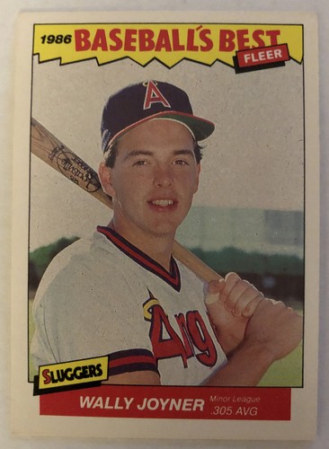 1986 Fleer Baseball’s Best Wally Joyner Rookie RC Card Angels HOF #19 ...