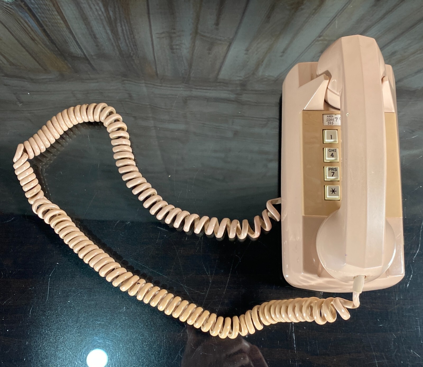 Vintage GTE Automatic Electric PINK Push Button Wall Telephone Model ...