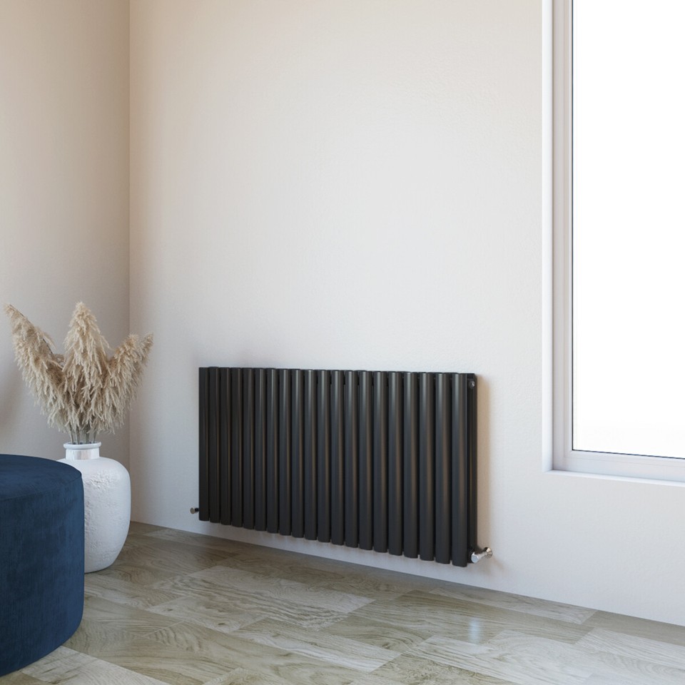 Designer Flat Panel Oval Column Horizontal Vertical Radiator Central ...