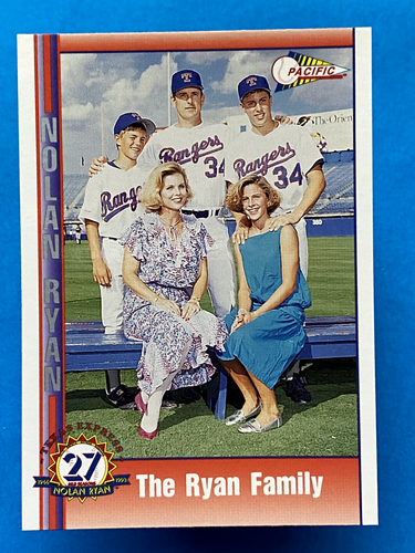 1993 Pacific Nolan Ryan The Ryan Family #107 | eBay