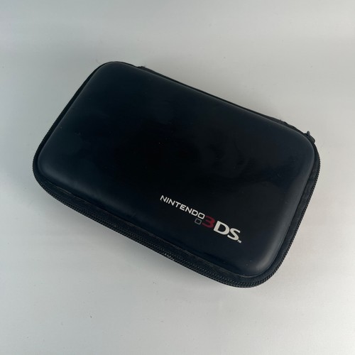 Nintendo 3DS XL DSi Lite Carry Case Black Hard Shell Soft Touch - Used ...