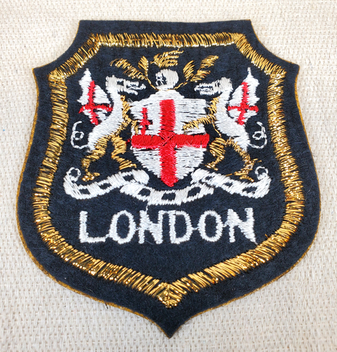 London England UK Crest Coat of Arms Embroidered Shield Felt Patch ...