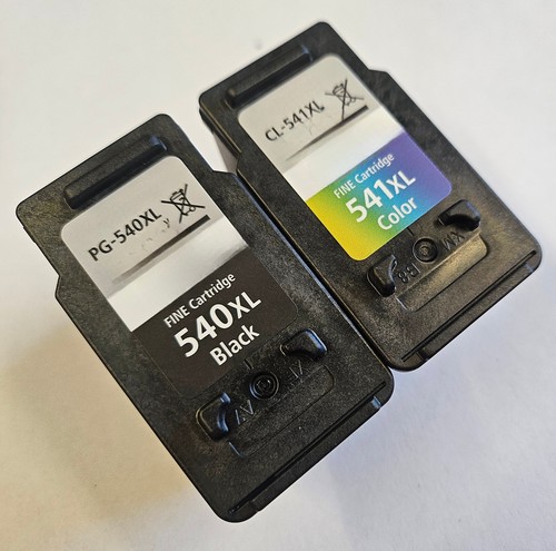 Refilled Ink For Canon PG 540XL Black And CL 541XL Colour 540 541 Pixma ...