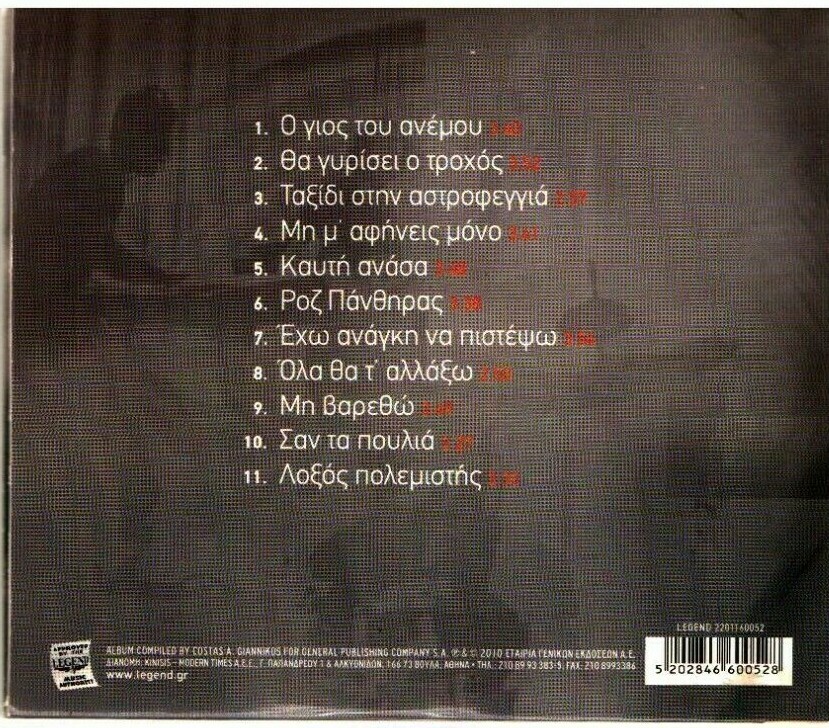 IsNoGood - Giorgos Halkiopoulos - Tha Gyrisei O Trohos / Greek Music CD ...