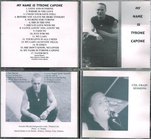 *2 RARE SIGNED PRIVATE PRESSINGS* Tyrone Capone - My Name Is/Col-Train ...