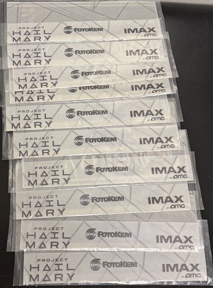 Project Hail Mary Exclusive IMAX 70mm Film Strip COMPLETE SET | eBay