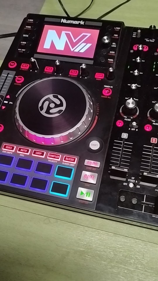 Numark NVII NV2 - 4-Deck Serato DJ Controller Quad Decks with Serato DJ ...