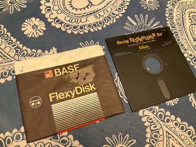 Racing Destruction Set Electronic Arts for Commodore 64 5.25 Floppy ...