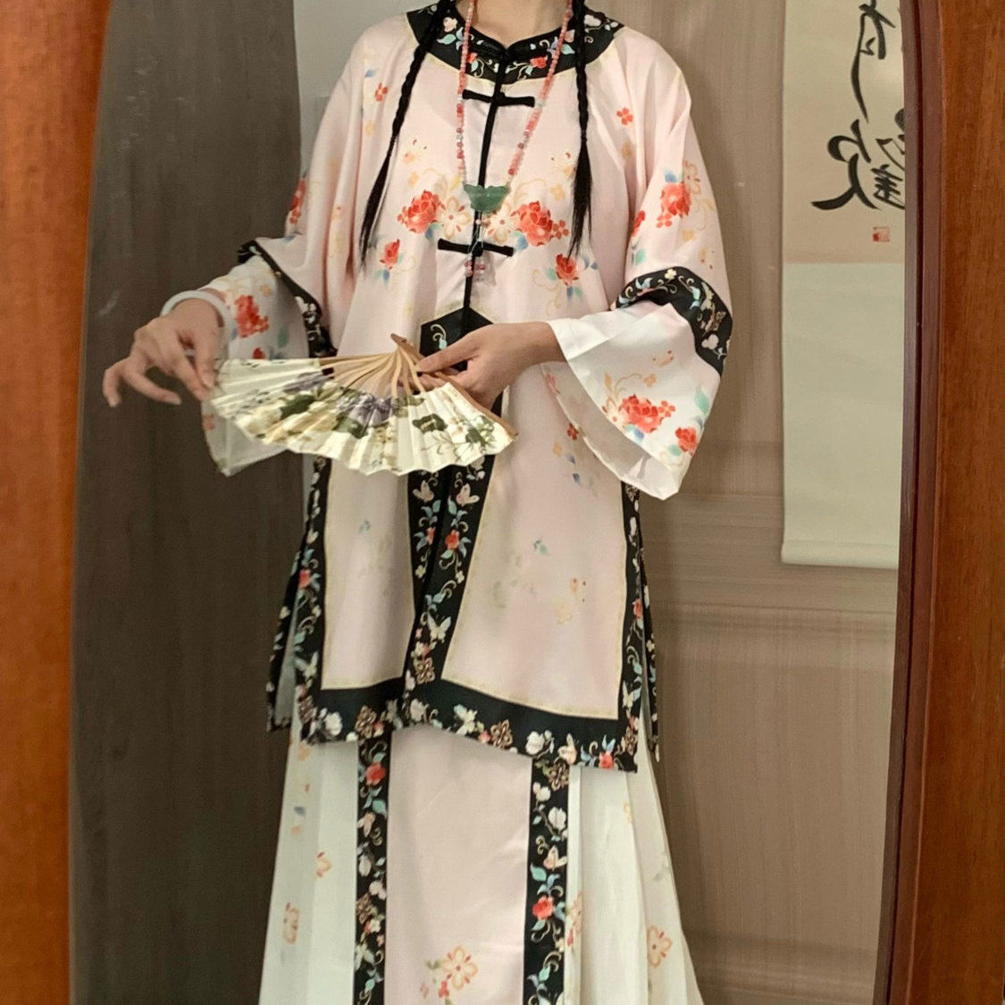 Women Chinese Hanfu Retro Dress Ethnic Costume Qing Dynasty Palace Suit ...