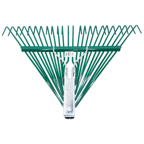 Zenport J2424 Leaf Rake with Deluxe Spring, 24-Tine, Rake Head Only ...