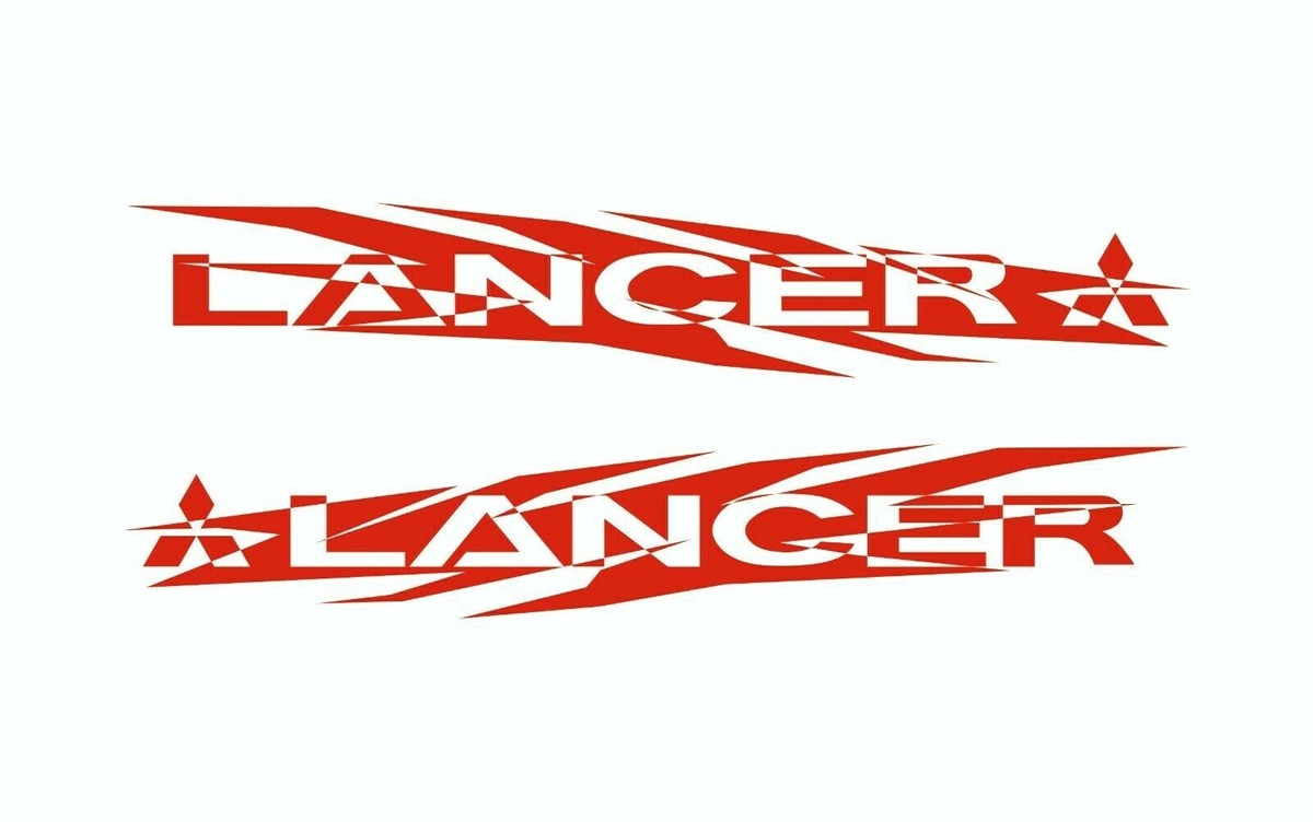 Mitsubishi Lancer Logo Decal