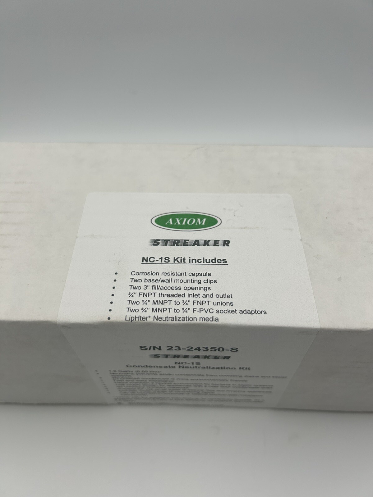 Axiom Industries Nc-1 Neutra PAL Condensate Neutralization Kit for sale ...