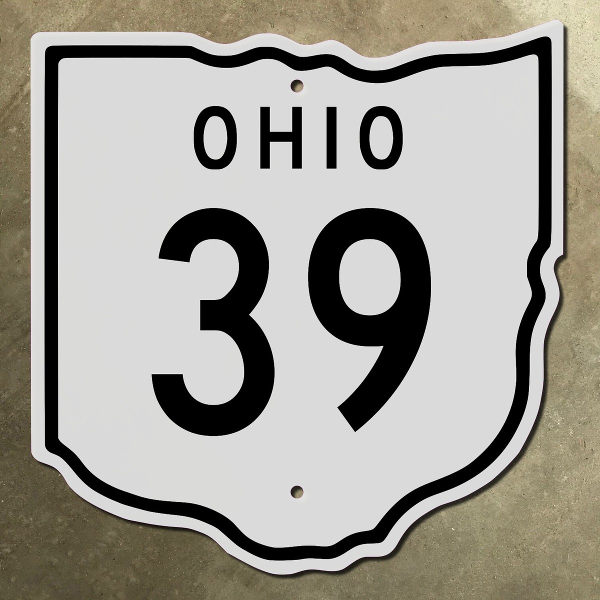 Route Sign Outline