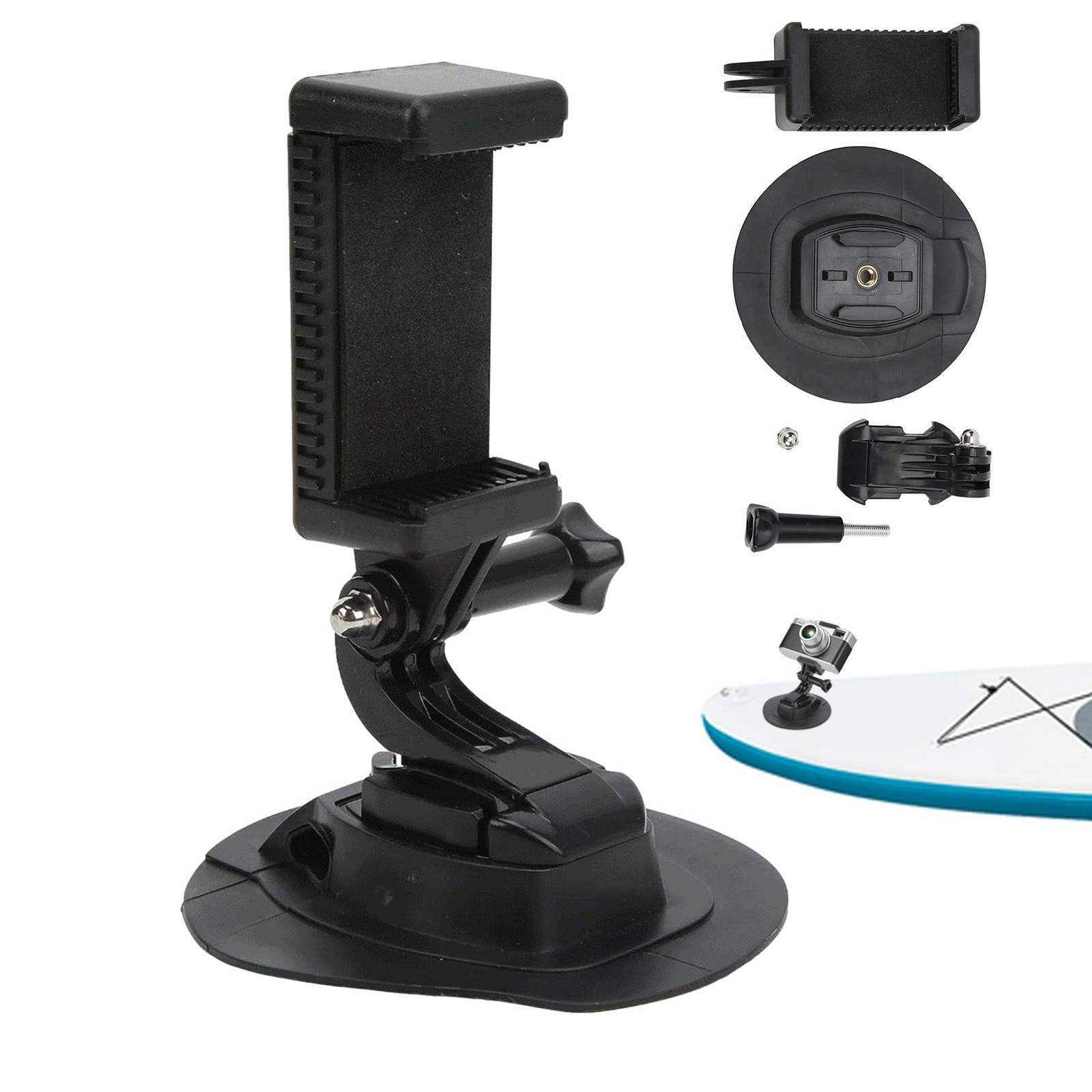 Surfboard Camera Mount Bracket Wakeboarding Fitting Camera Base Adapter ...