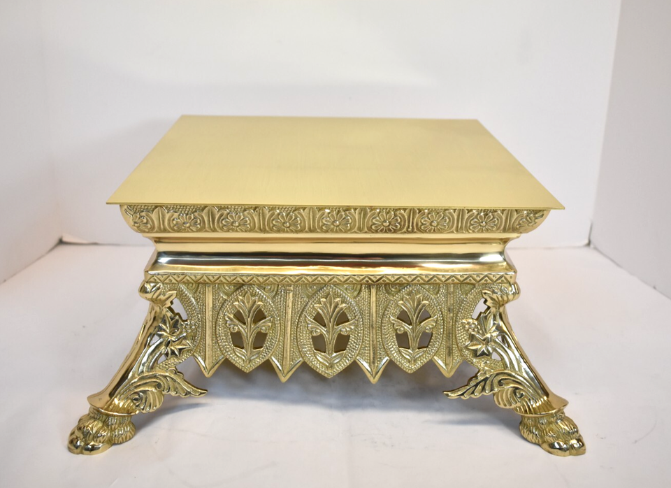 Traditional Church "Tabor" - Solid Brass Monstrance Stand #157 - Thabor ...