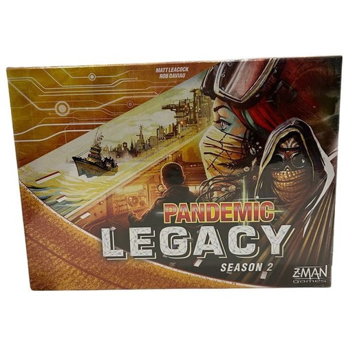 NEW Sealed Pandemic Legacy Season 2 Board Game, Z-Man Apocalypse Plague ...