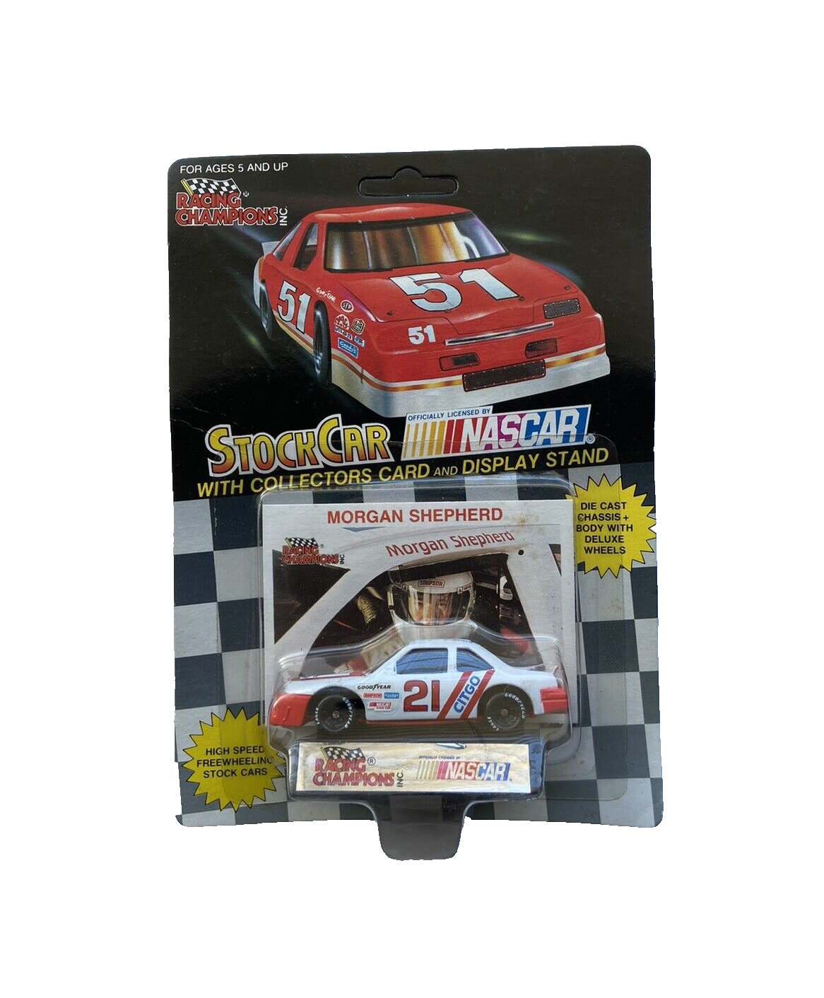 1991 Racing Champions | Morgan Shepherd #21 CITGO 1:64 Diecast Race Car ...