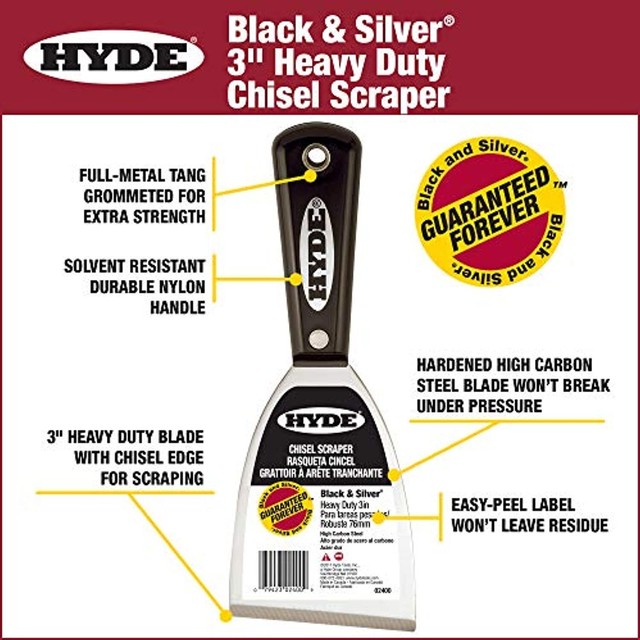 Hyde Paint Scraper Stiff Carbon Steel 3 for sale online | eBay