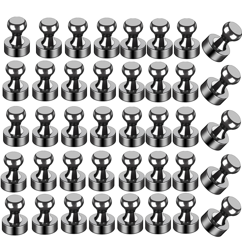 40pcs Fridge Magnets for Whiteboard Refrigerator Magnets Small Metal ...