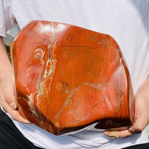 TOP Red jasper Quartz Crystal reiki Freeform Mineral Specimen Healing ...