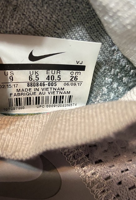 Size 9 - Nike Free RN Motion Flyknit 2017 Wolf Grey - 880846-005 for ...