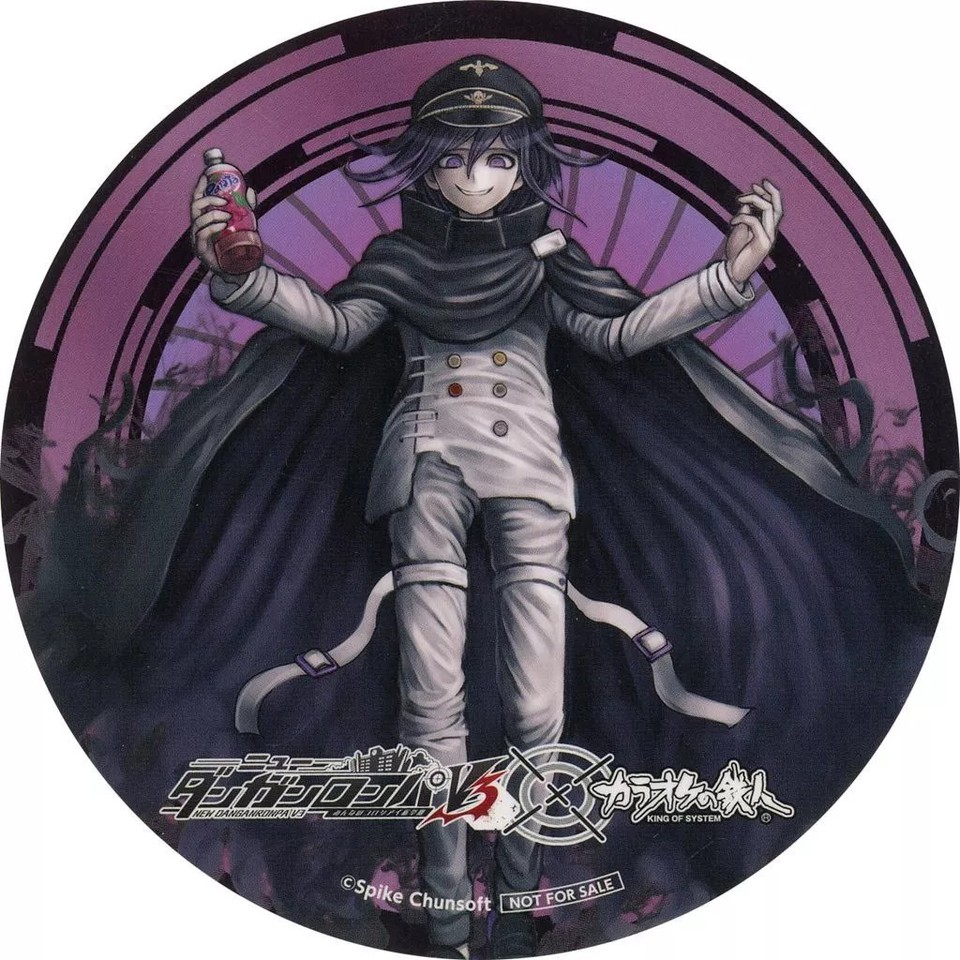 Danganronpa V3 x Karaoke Tetsujin Kokichi Ouma Coaster Drink Bonus ...