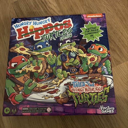 Hasbro Hungry Hungry Hippos Teenage Mutant Ninja Turtles Edition Board ...