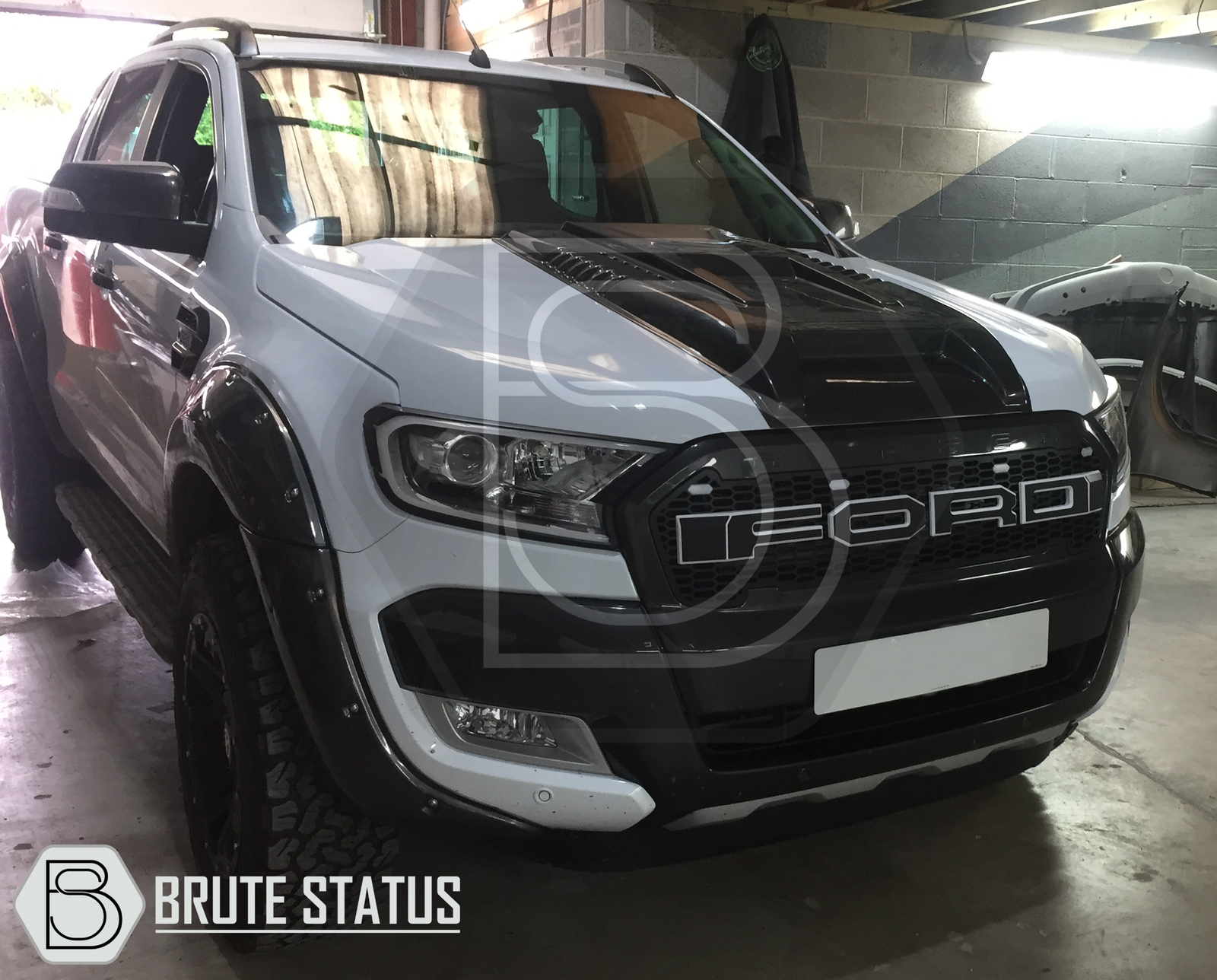 Ford Ranger 2015 2016 2017 2018 2019 Raptor Style Bonnet Scoop Vent T7 ...