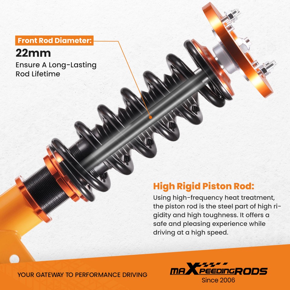 MaXpeedingrods Coilovers Suspension Lowering Kit for Ford Mustang 05-14 ...