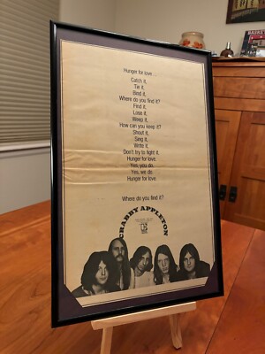 BIG 11x17 FRAMED ORIGINAL "CRABBY APPLETON" 1970 LP ALBUM CD ...