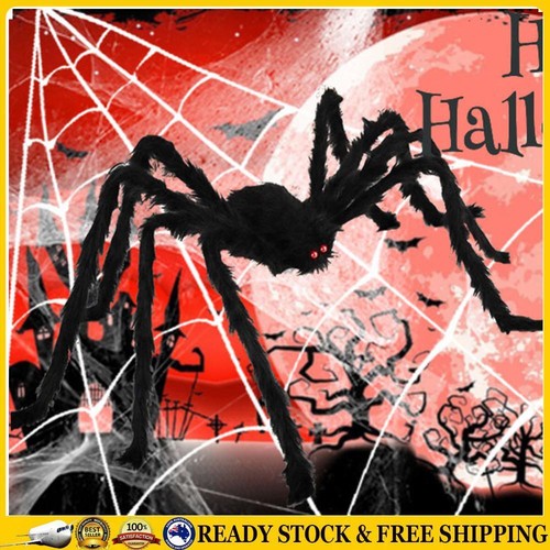 75cm/5cm Spiders 5m/40g Spider Webs Indoor Outdoor Party Decoration ...