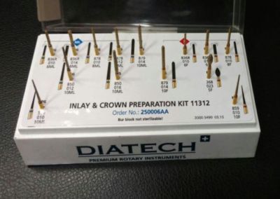 Coltene Diatech Gold Diamond Burs Crown Bridge Golden Kit Switzerland ...