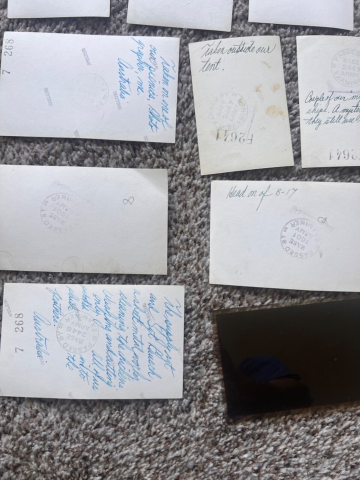 WWII Photo Lot (27) + 2 Negatives | Army Examiner Stamped | Pacific ...