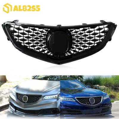Fit For New 2015 2016 2017 Acura TLX Front Bumper Upper Grille Grill ...
