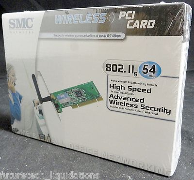 SMC EZ CONNECT G 2.4GHZ 54 MBPS WIRELESS PCI CARD - SMCWPCI-G | eBay